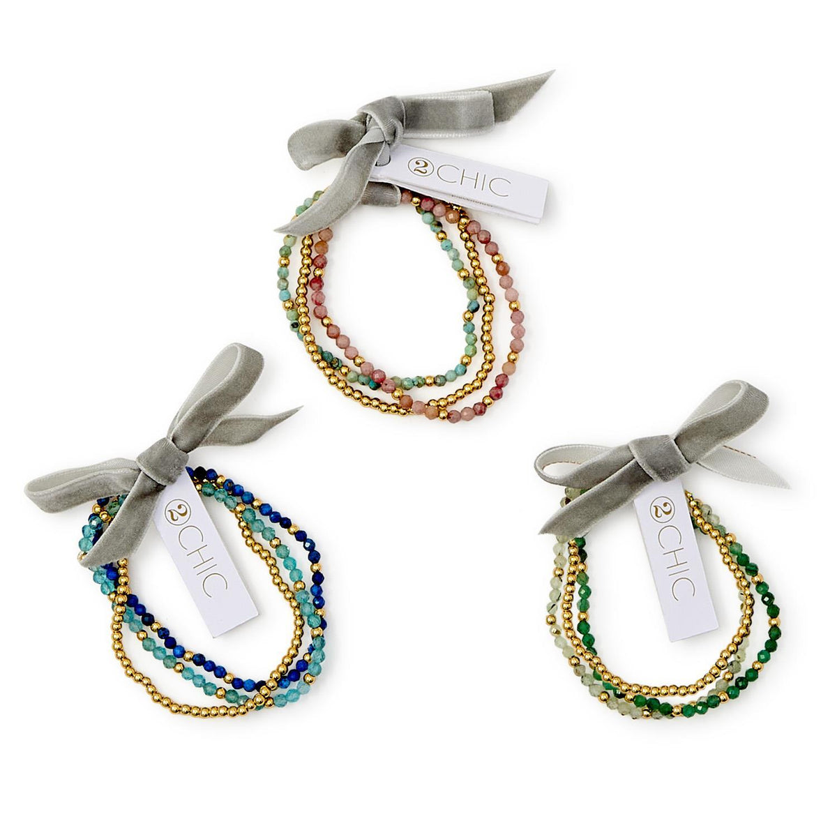 Set of 3 Stretch Bracelets – The Olive Tree