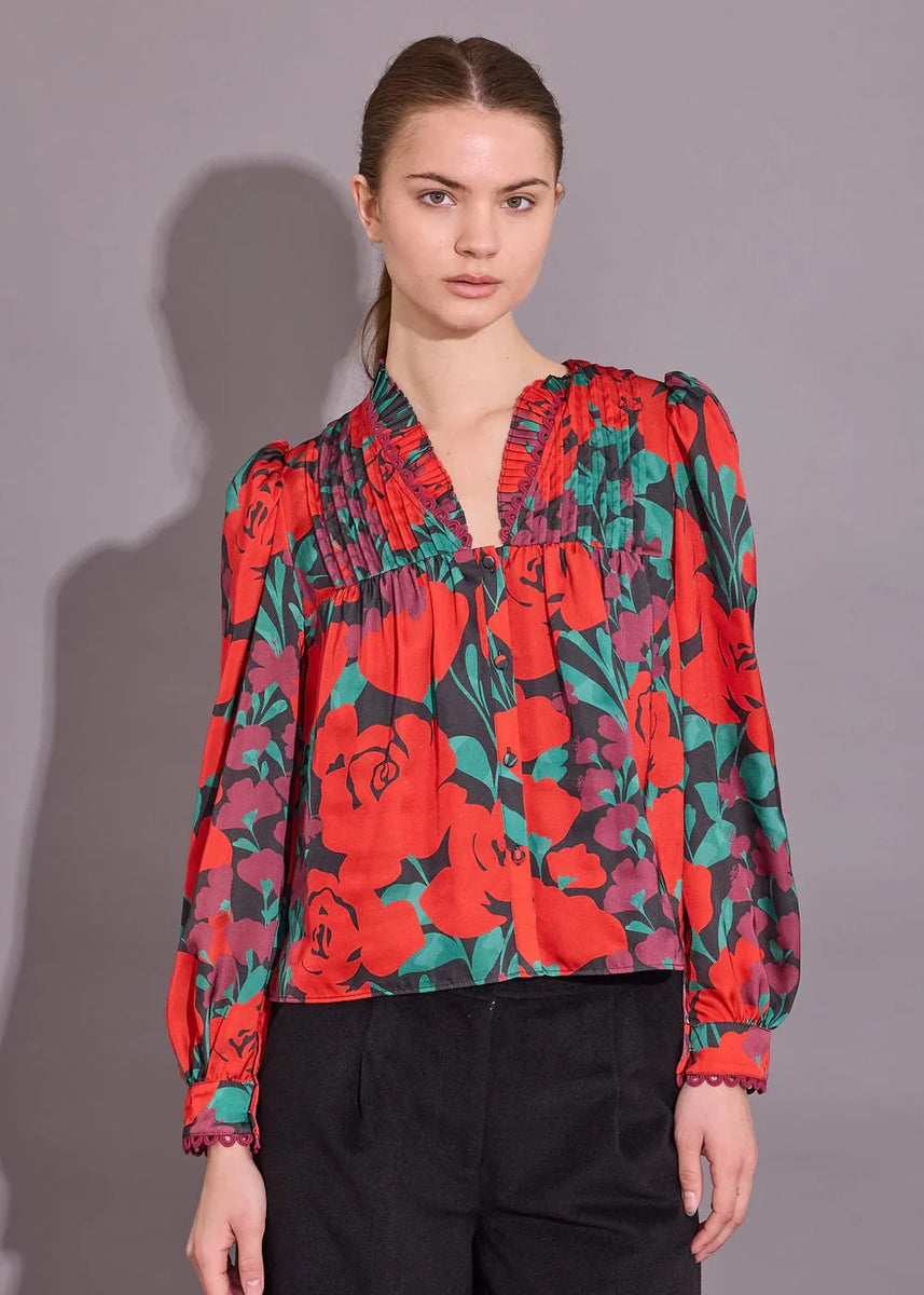 Legacy Floral Oliver Top – The Olive Tree