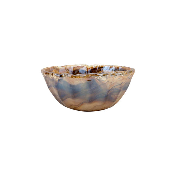 Onda Glass Tortoiseshell Small Bowl – The Olive Tree