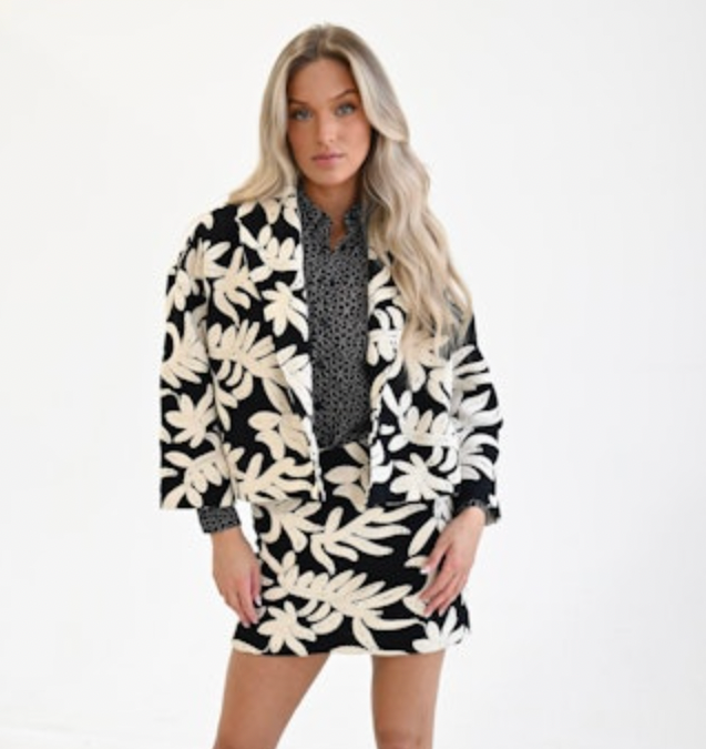 Lily Skirt Leaves Embroidery – The Olive Tree