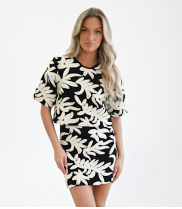 Lily Skirt Leaves Embroidery – The Olive Tree