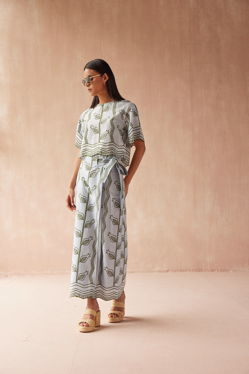 Sammi Midi Skirt Dress - Vani Dew – The Olive Tree