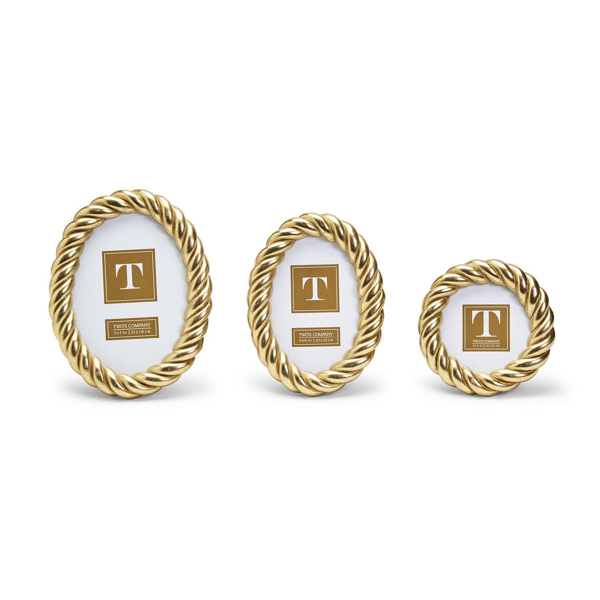 Gilded Rope Gold Finish Photo Frames – The Olive Tree